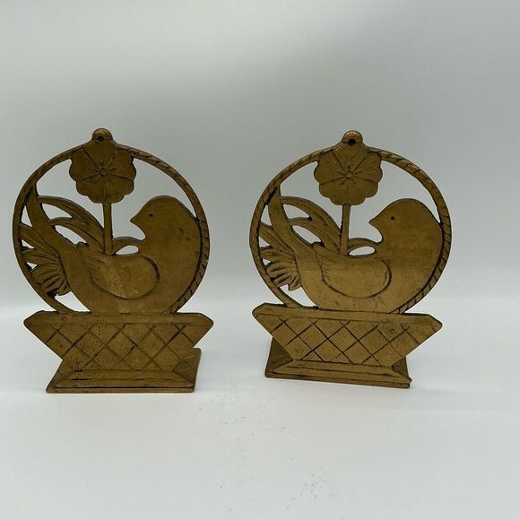 Marco Polo | Accents | Marco Polovintage Brass Bird Bookends | Poshmark